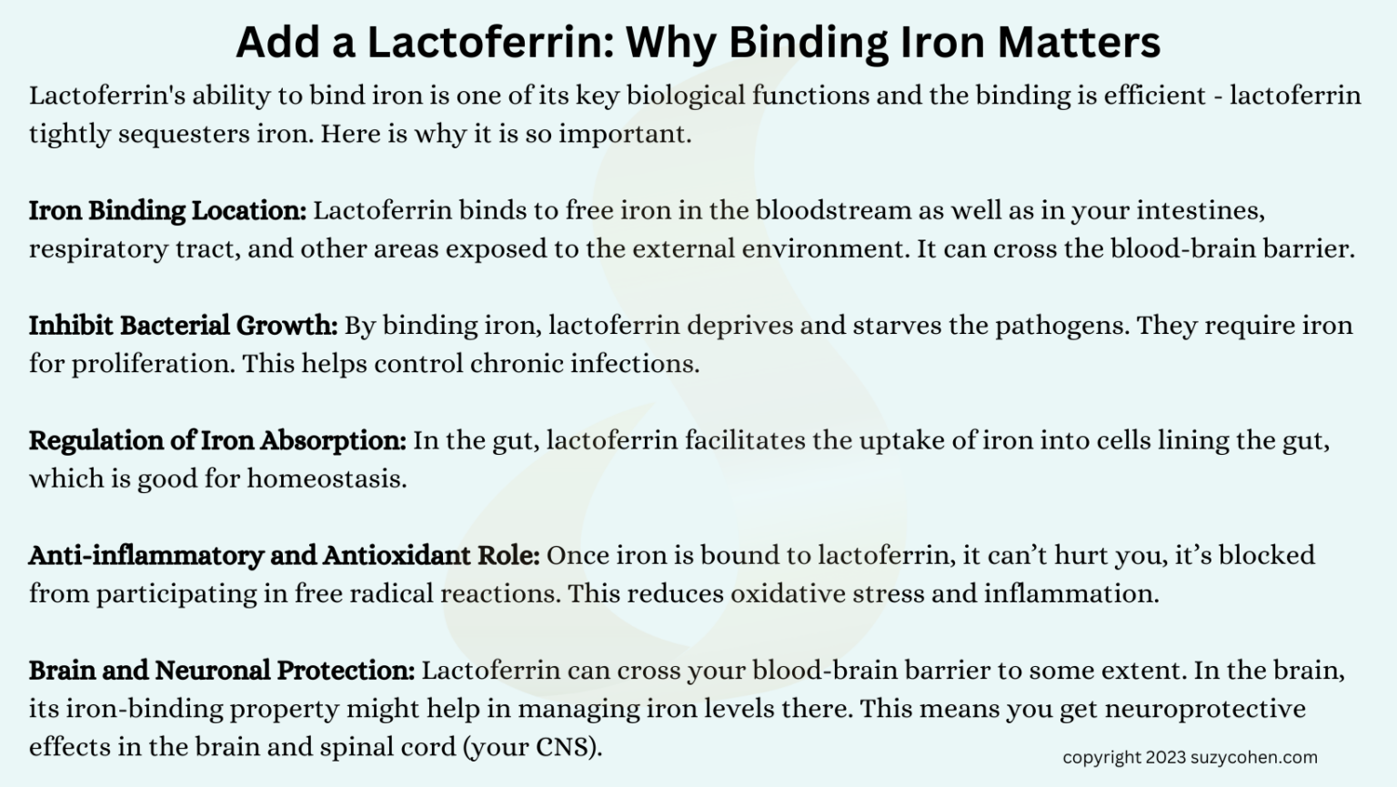 Embracing Lactoferrin: A Guide to 13 Natural Tactics for Autoimmune ...