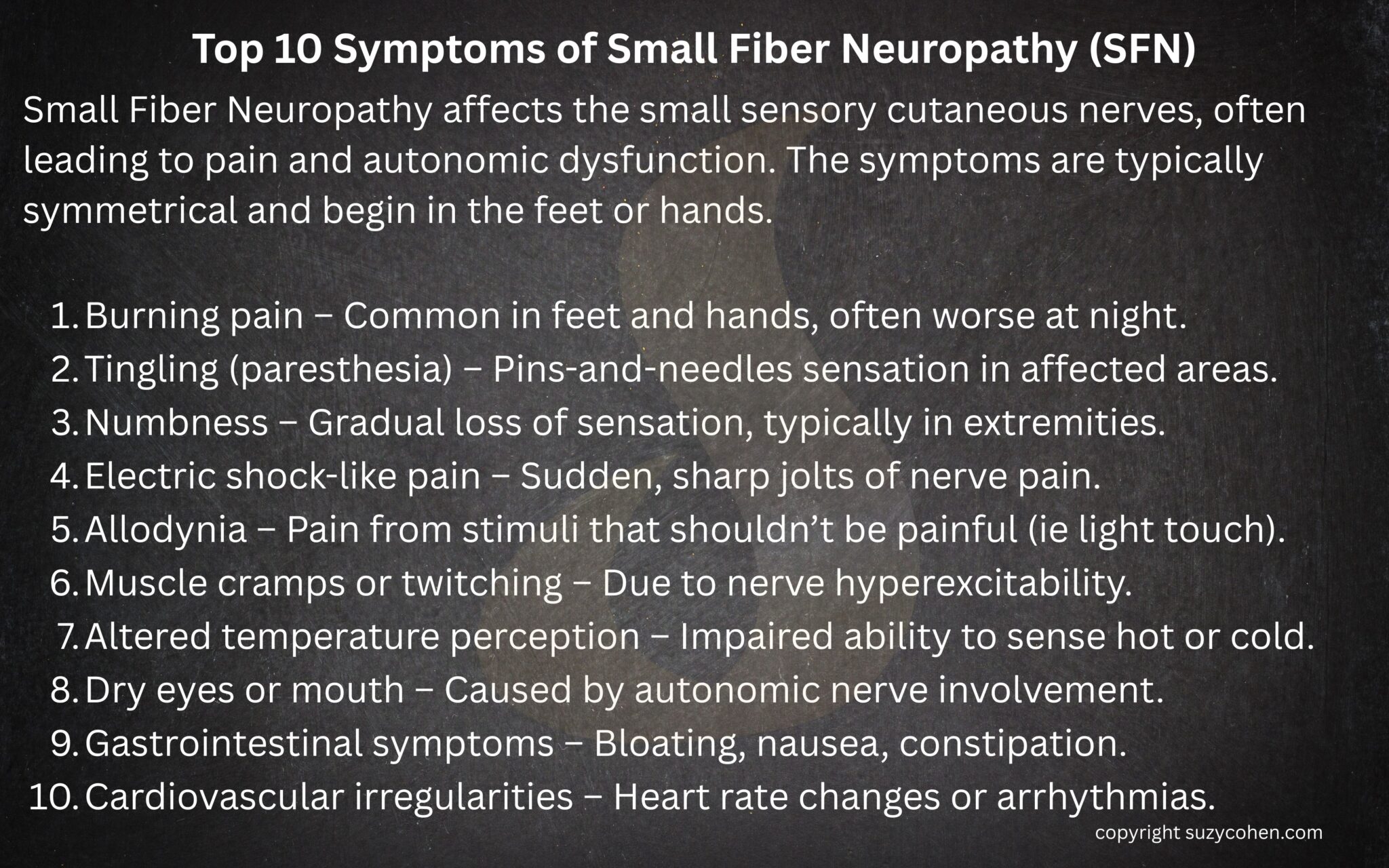Recent Advances in Small Fiber Neuropathy: Exploring New Frontiers 2025 ...